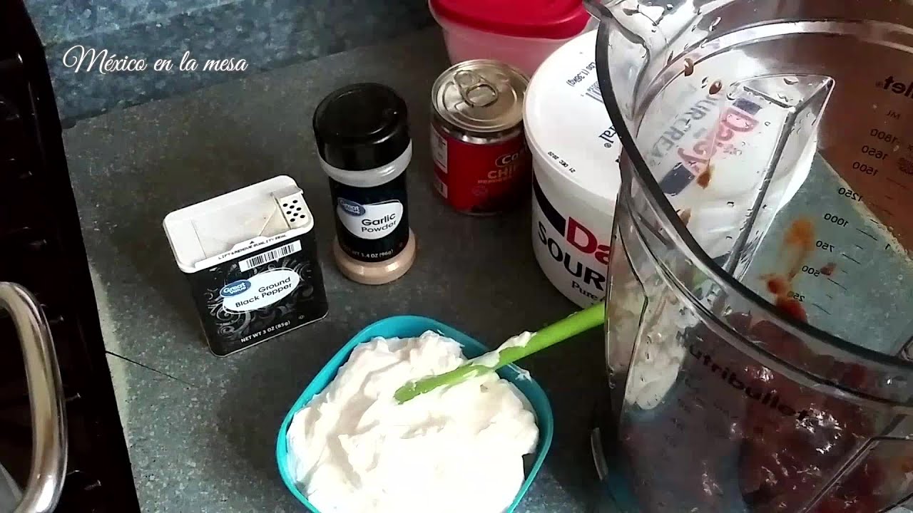 Prepara una deliciosa salsa de chipotle con crema en casa: receta fácil ...